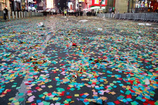 Atmosphere After Celebrating New Years Times Editorial Stock Photo ...