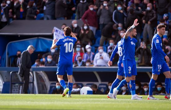 Getafe Players Celebrate 10 Goal Scored Editorial Stock Photo - Stock ...