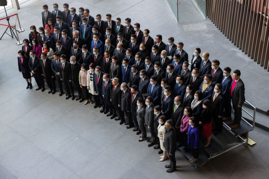 Newly Swornin Lawmakers R Pose Group Editorial Stock Photo - Stock ...