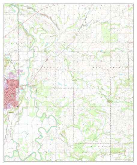 Usa Timeless Maps Poteau East Oklahoma Editorial Stock Photo - Stock ...