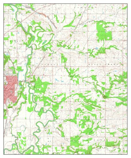 Usa Timeless Maps Poteau East Oklahoma Editorial Stock Photo - Stock ...
