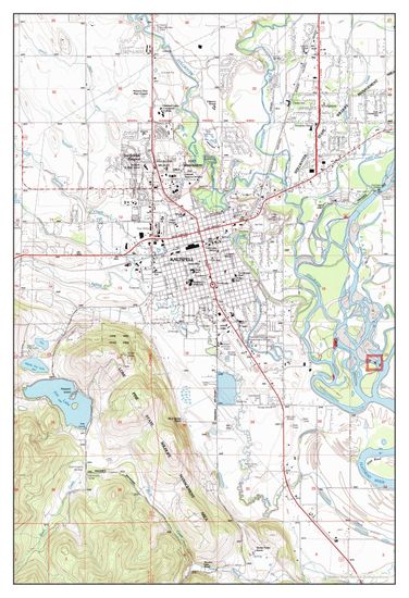 Usa Timeless Maps Kalispell Montana Map Editorial Stock Photo - Stock ...