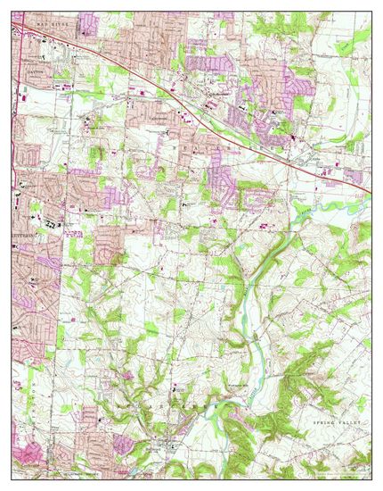 Usa Timeless Maps Bellbrook Ohio Map Editorial Stock Photo - Stock ...