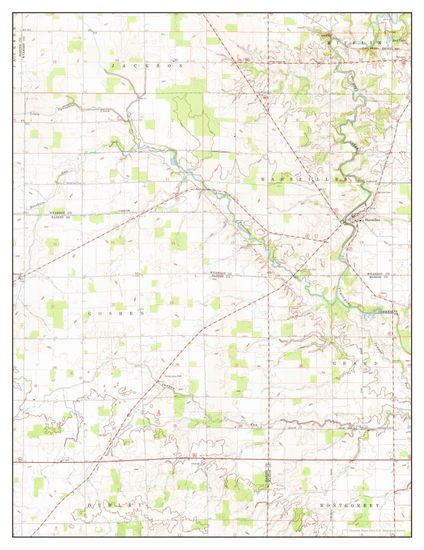 Usa Timeless Maps Marseilles Ohio Map Editorial Stock Photo - Stock ...