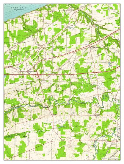Usa Timeless Maps East Springfield Pennsylvania Editorial Stock Photo ...