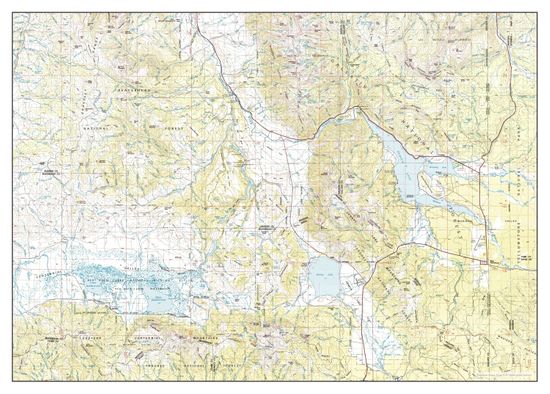 Usa Timeless Maps Hebgen Lake Montana Editorial Stock Photo - Stock ...