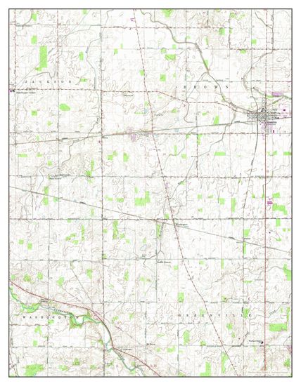 Usa Timeless Maps Ansonia Ohio Map Editorial Stock Photo - Stock Image ...