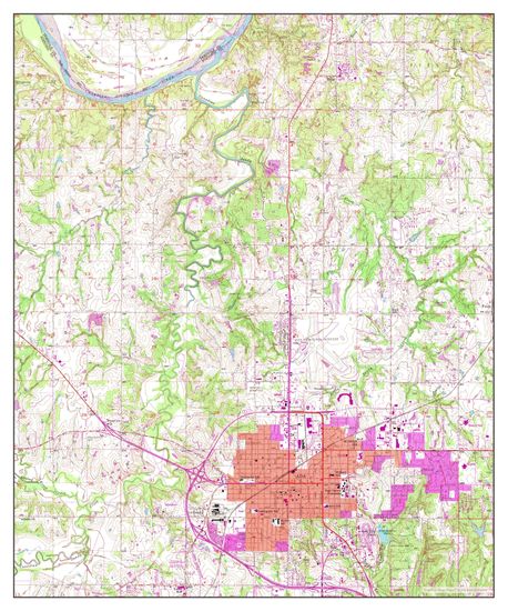 Usa Timeless Maps Ada Oklahoma Map Editorial Stock Photo - Stock Image ...