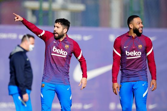 Fc Barcelonas Jordi Alba L Memphis Editorial Stock Photo - Stock Image ...