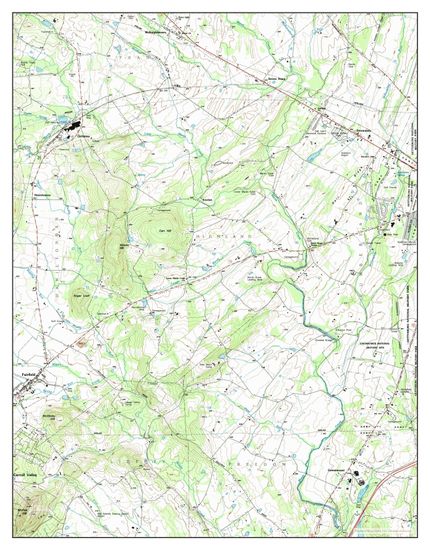 Usa Timeless Maps Fairfield Pennsylvania Map Editorial Stock Photo ...