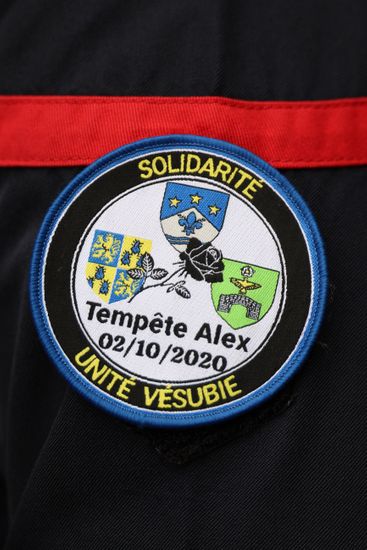 Patch Solidarity Storm Alex 02102020 Vesubie Editorial Stock Photo ...