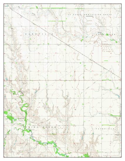 Usa Timeless Maps Fairfield Nw Nebraska Editorial Stock Photo - Stock ...