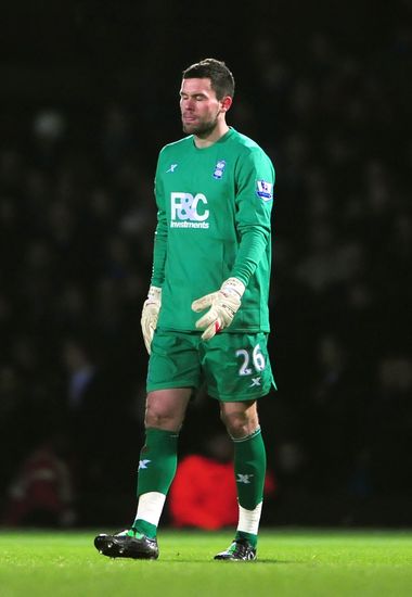 Goalkeeper Ben Foster Birmingham City Looks Editorial Stock Photo ...