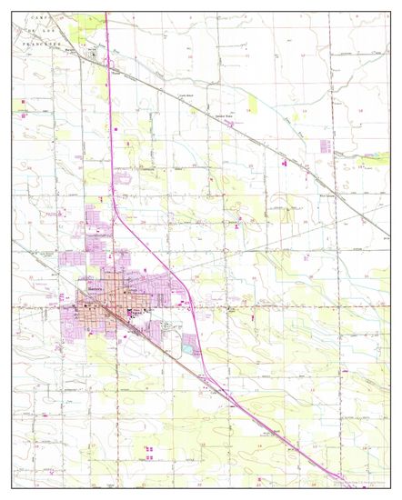 Usa Timeless Maps Manteca California Map Editorial Stock Photo - Stock ...