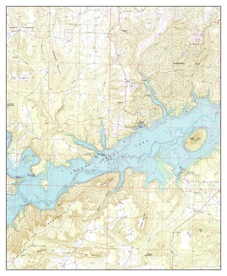 Usa Timeless Maps Fairfield Bay Arkansas Editorial Stock Photo - Stock ...