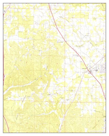 Usa Timeless Maps Hanceville Alabama Map Editorial Stock Photo - Stock ...