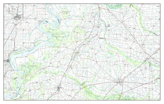 Usa Timeless Maps Blytheville Arkansas Map Editorial Stock Photo ...