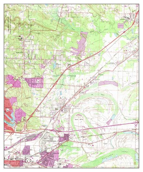 Usa Timeless Maps Mc Almont Arkansas Editorial Stock Photo - Stock ...