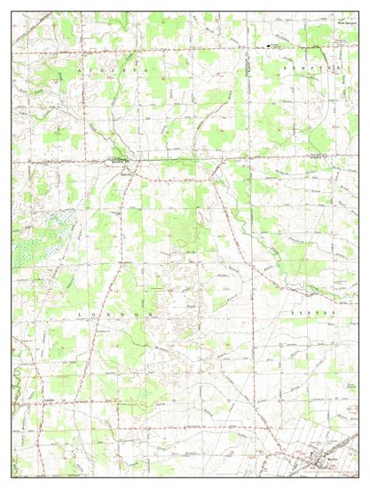 Usa Timeless Maps Maybee Michigan Map Editorial Stock Photo - Stock ...