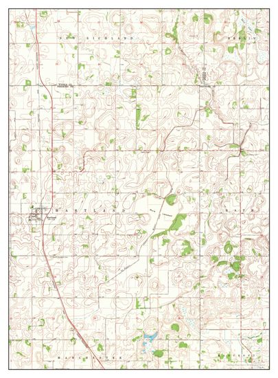 Usa Timeless Maps Hartland Minnesota Map Editorial Stock Photo - Stock ...
