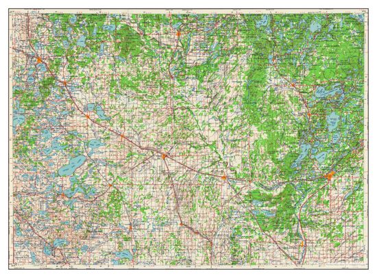 Usa Timeless Maps Brainerd Minnesota Map Editorial Stock Photo - Stock ...