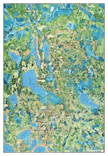 Usa Timeless Maps Wirt Minnesota Map Editorial Stock Photo - Stock ...