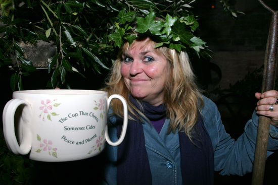Sarah Nightingale Wassail Queen Cider Mug Editorial Stock Photo - Stock ...