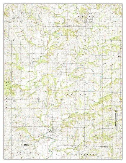 Usa Timeless Maps Allendale Missouri Map Editorial Stock Photo - Stock ...