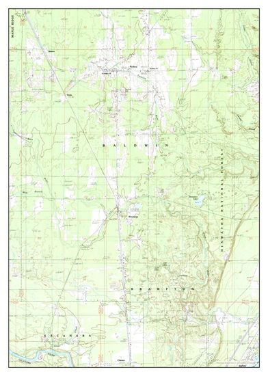 Usa Timeless Maps Perkins Michigan Map Editorial Stock Photo - Stock ...