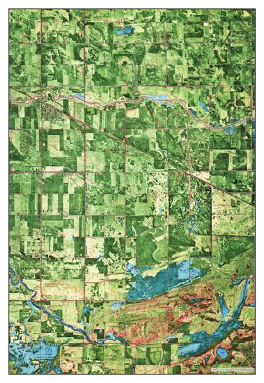 Usa Timeless Maps Oklee Minnesota Map Editorial Stock Photo - Stock ...