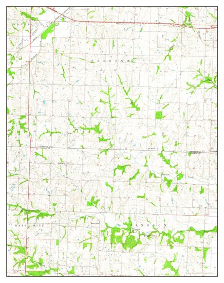 Usa Timeless Maps Knob Noster Nw Editorial Stock Photo - Stock Image ...