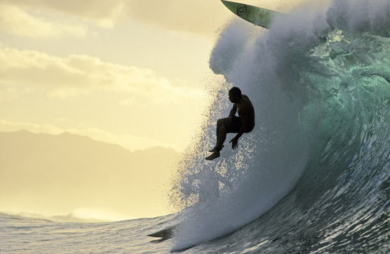Surfer Loses Control Wave Breaks Hawaii Editorial Stock Photo - Stock ...