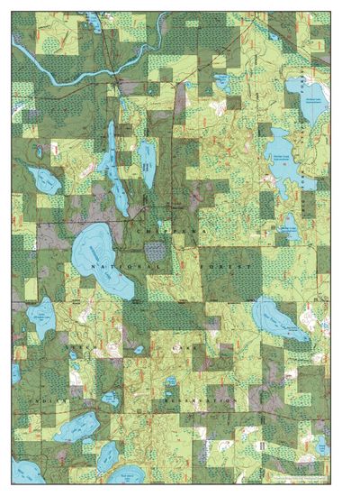 Usa Timeless Maps Wirt Minnesota Map Editorial Stock Photo - Stock ...