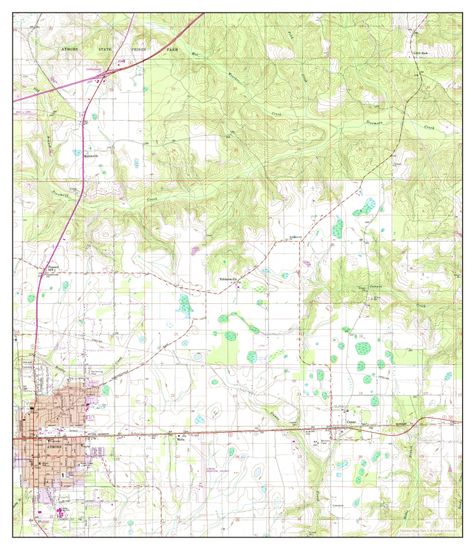 Usa Timeless Maps Atmore Alabama Map Editorial Stock Photo - Stock ...