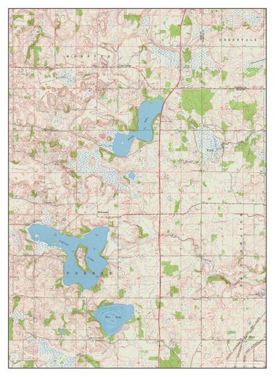Usa Timeless Maps Little Chicago Minnesota Editorial Stock Photo ...