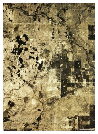 Usa Timeless Maps Wellston Sw Michigan Editorial Stock Photo - Stock ...