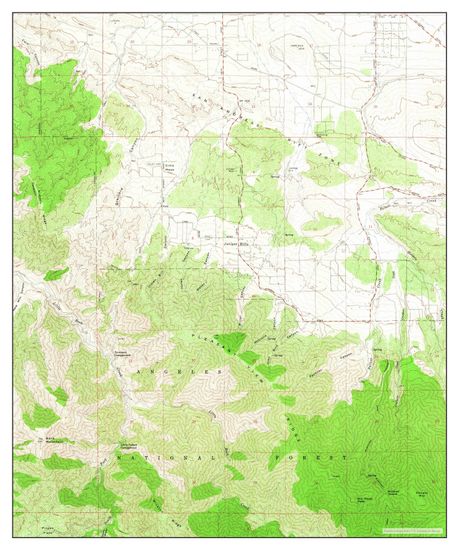 Usa Timeless Maps Juniper Hills California Editorial Stock Photo ...