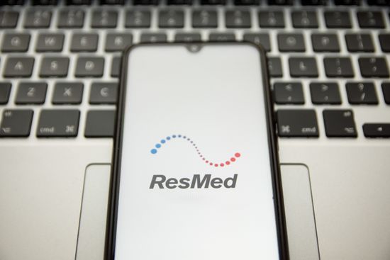 This Photo Illustration Resmed Logo Seen Editorial Stock Photo - Stock ...