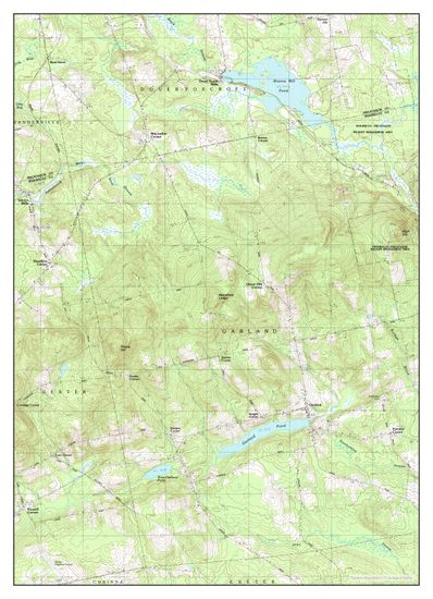 Usa Timeless Maps Garland Maine Map Editorial Stock Photo - Stock Image ...
