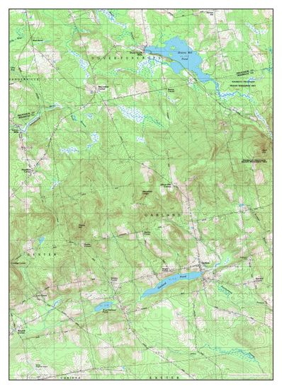 Usa Timeless Maps Garland Maine Map Editorial Stock Photo - Stock Image ...