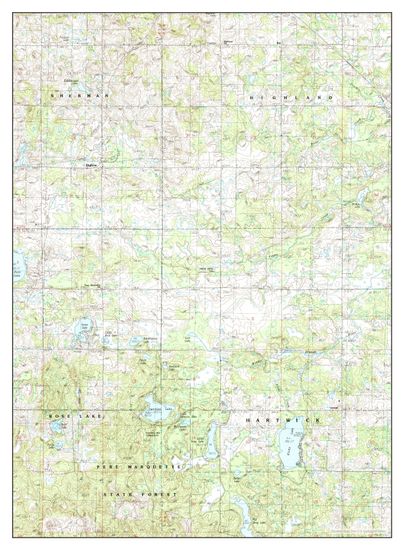 Usa Timeless Maps Dighton Michigan Map Editorial Stock Photo - Stock ...