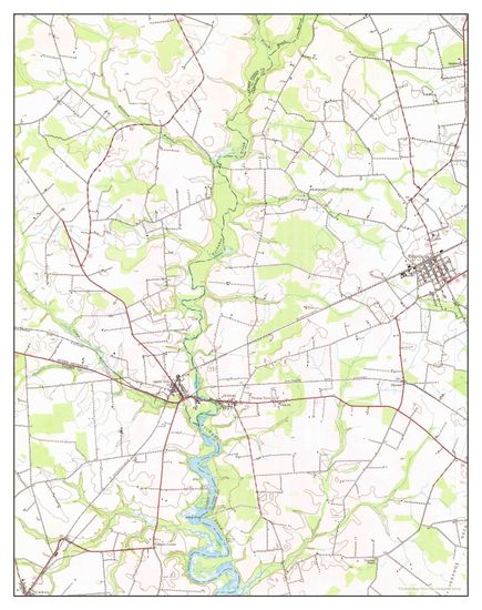 Usa Timeless Maps Ridgely Maryland Map Editorial Stock Photo - Stock ...