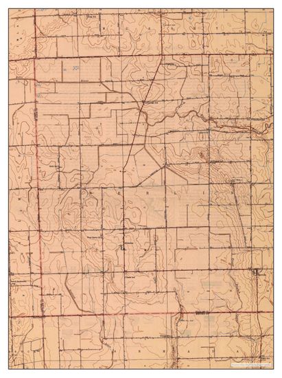 Usa Timeless Maps Allenton Michigan Map Editorial Stock Photo - Stock ...