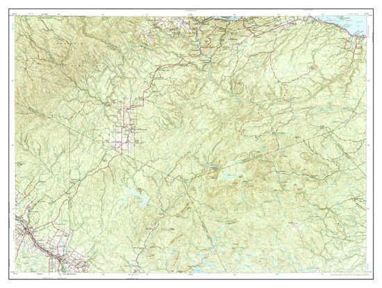 Usa Timeless Maps Campbellton Maine Map Editorial Stock Photo - Stock ...