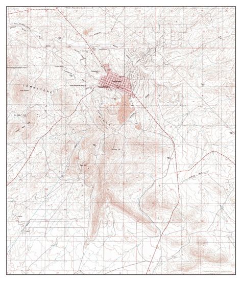 Usa Timeless Maps Tombstone Arizona Map Editorial Stock Photo - Stock ...