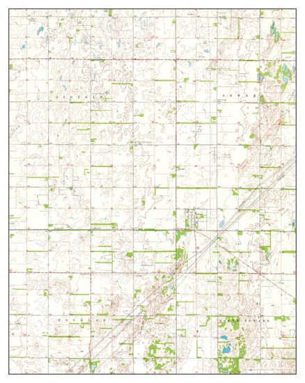 Usa Timeless Maps Seward Kansas Map Editorial Stock Photo - Stock Image ...
