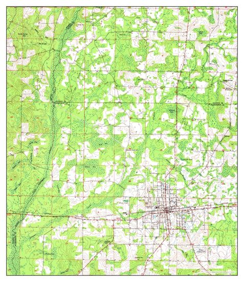Usa Timeless Maps Chipley Florida Map Editorial Stock Photo - Stock ...