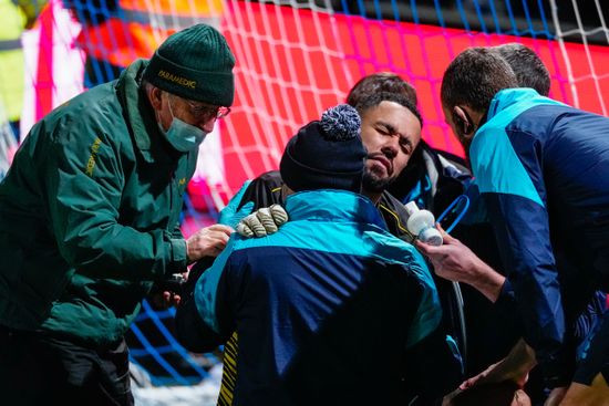 Jordan Archer Qpr Receives Medical Treatment Editorial Stock Photo ...