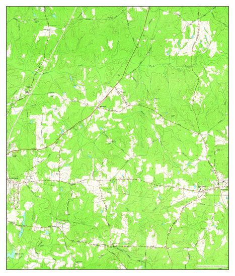 Usa Timeless Maps Mountville Georgia Map Editorial Stock Photo - Stock ...
