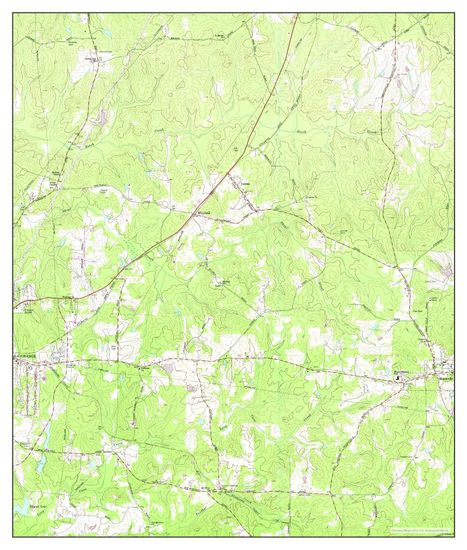 Usa Timeless Maps Mountville Georgia Map Editorial Stock Photo - Stock ...